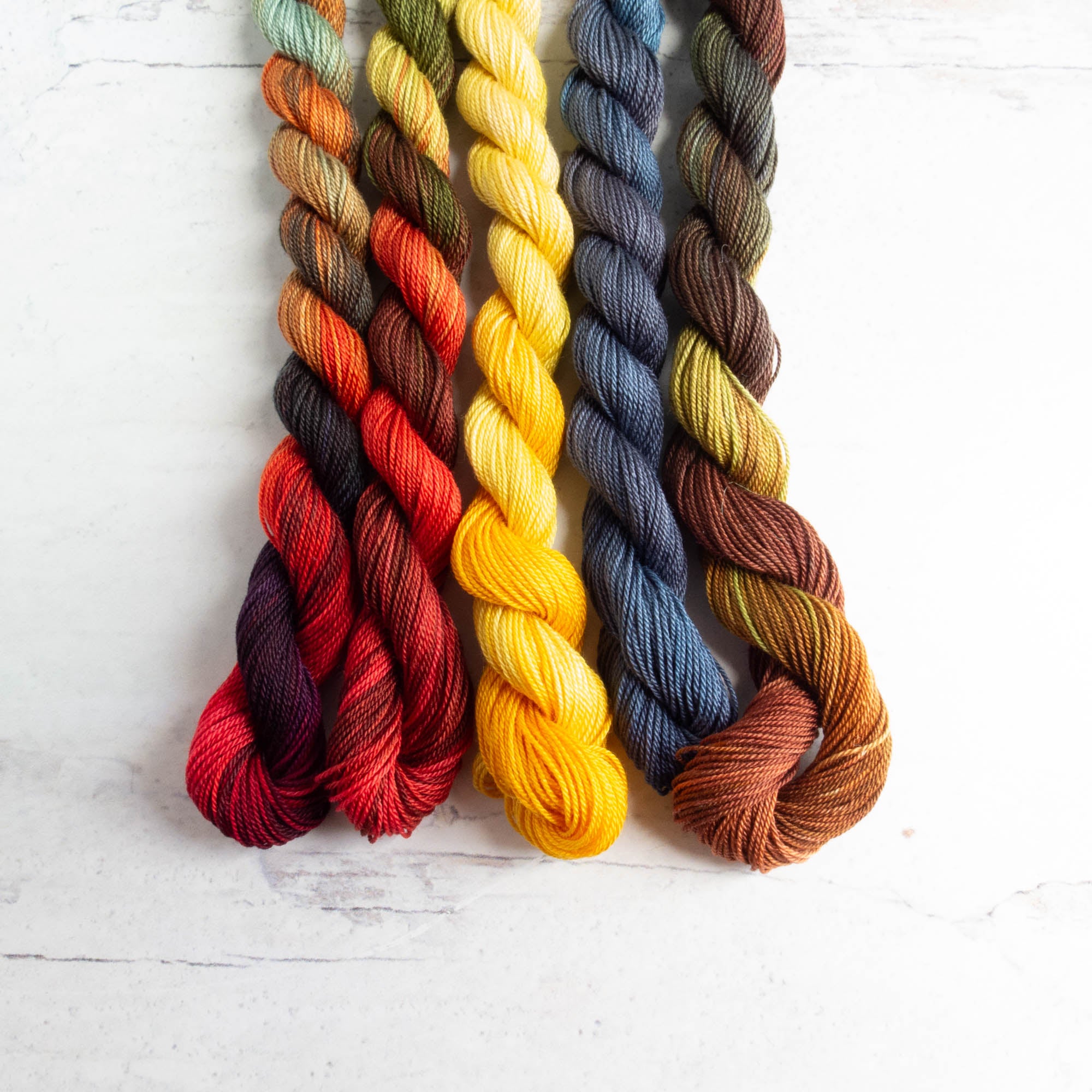 Mercerized Cotton Thread - Multi-Color Variegated (Group 1) – Snuggly Monkey