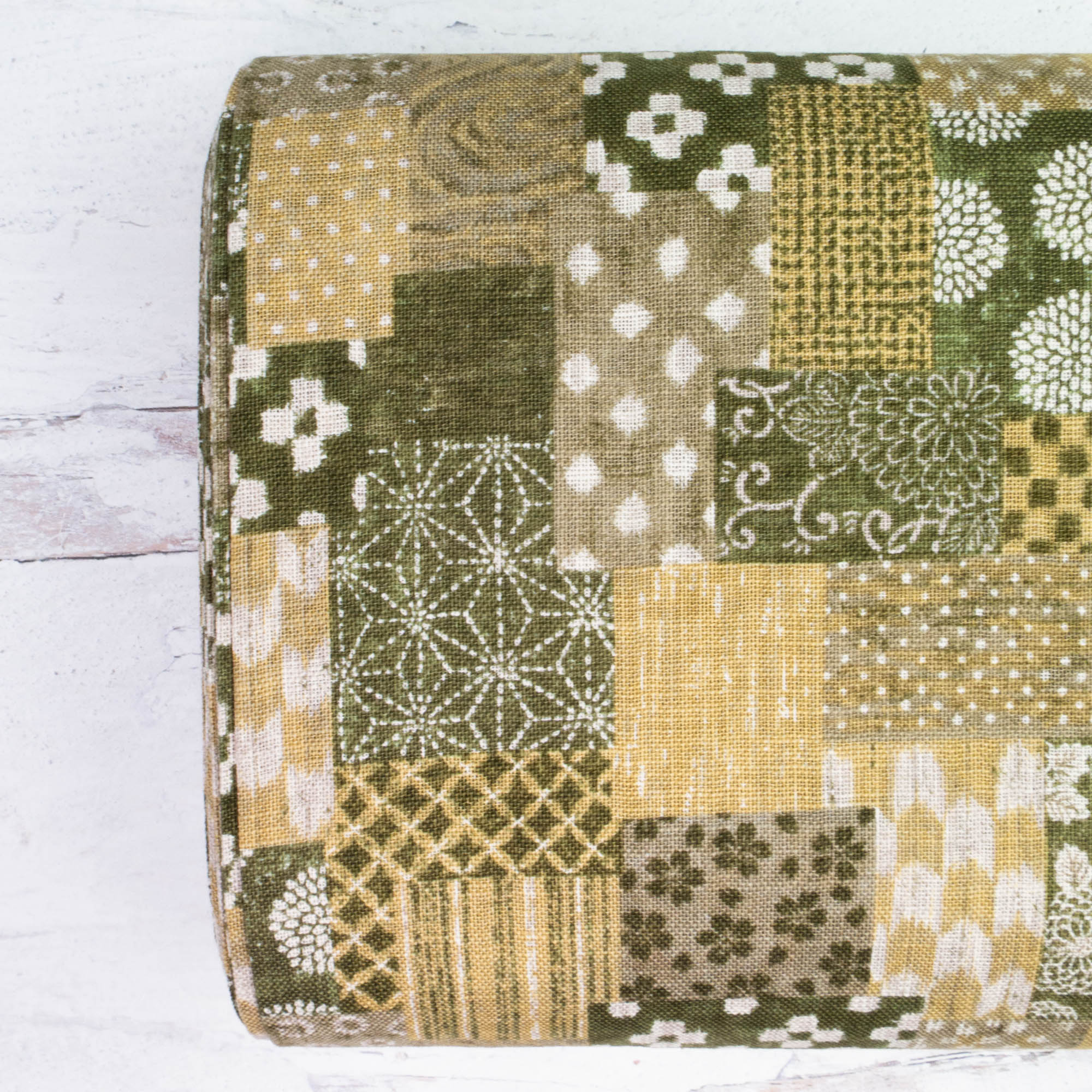 Nara Homespun :: Boro Panel Green (NHS00D34) – Snuggly Monkey