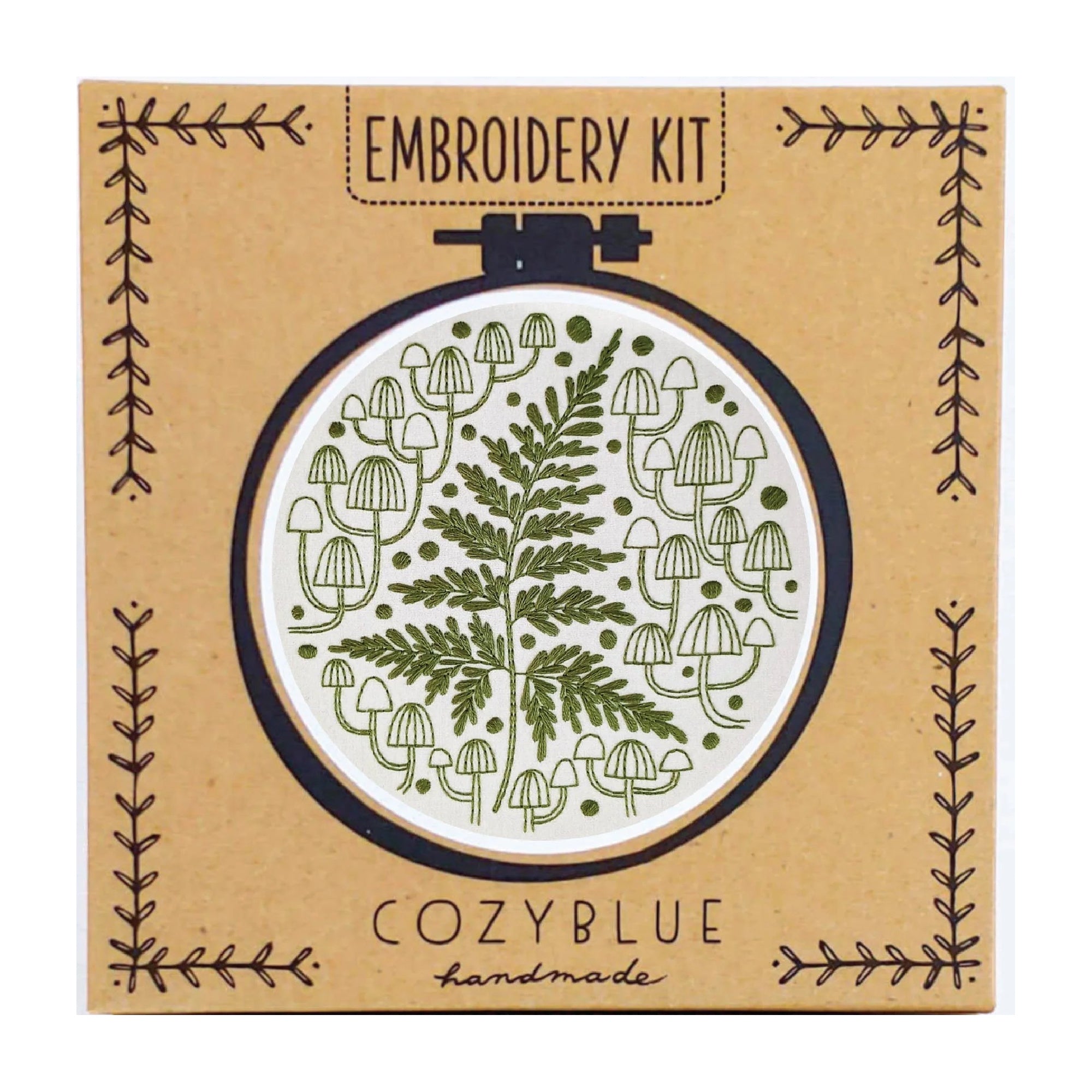 Fern + Friends Embroidery Kit – Snuggly Monkey
