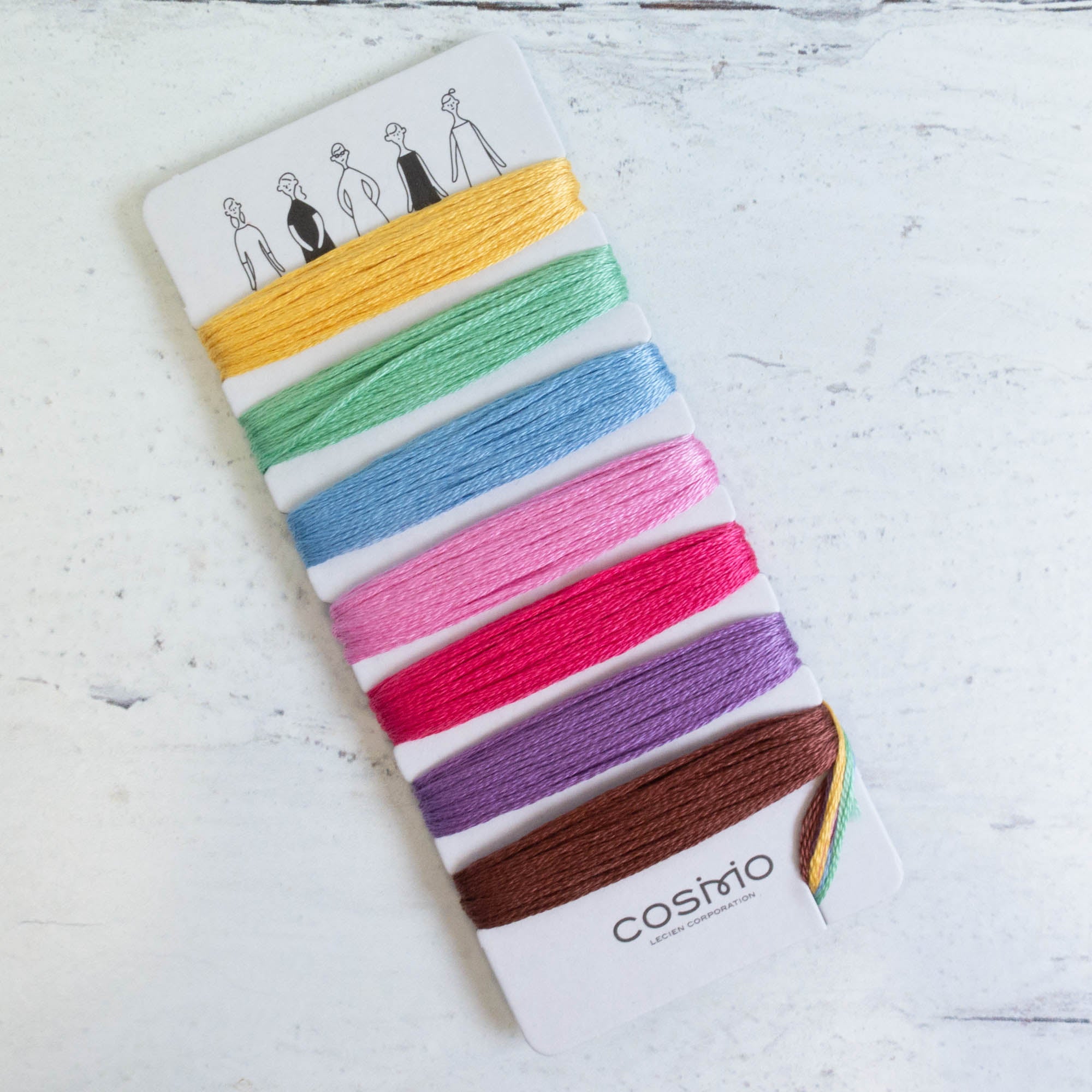 Cosmo Embroidery Floss Sampler Pack - Feminine – Snuggly Monkey