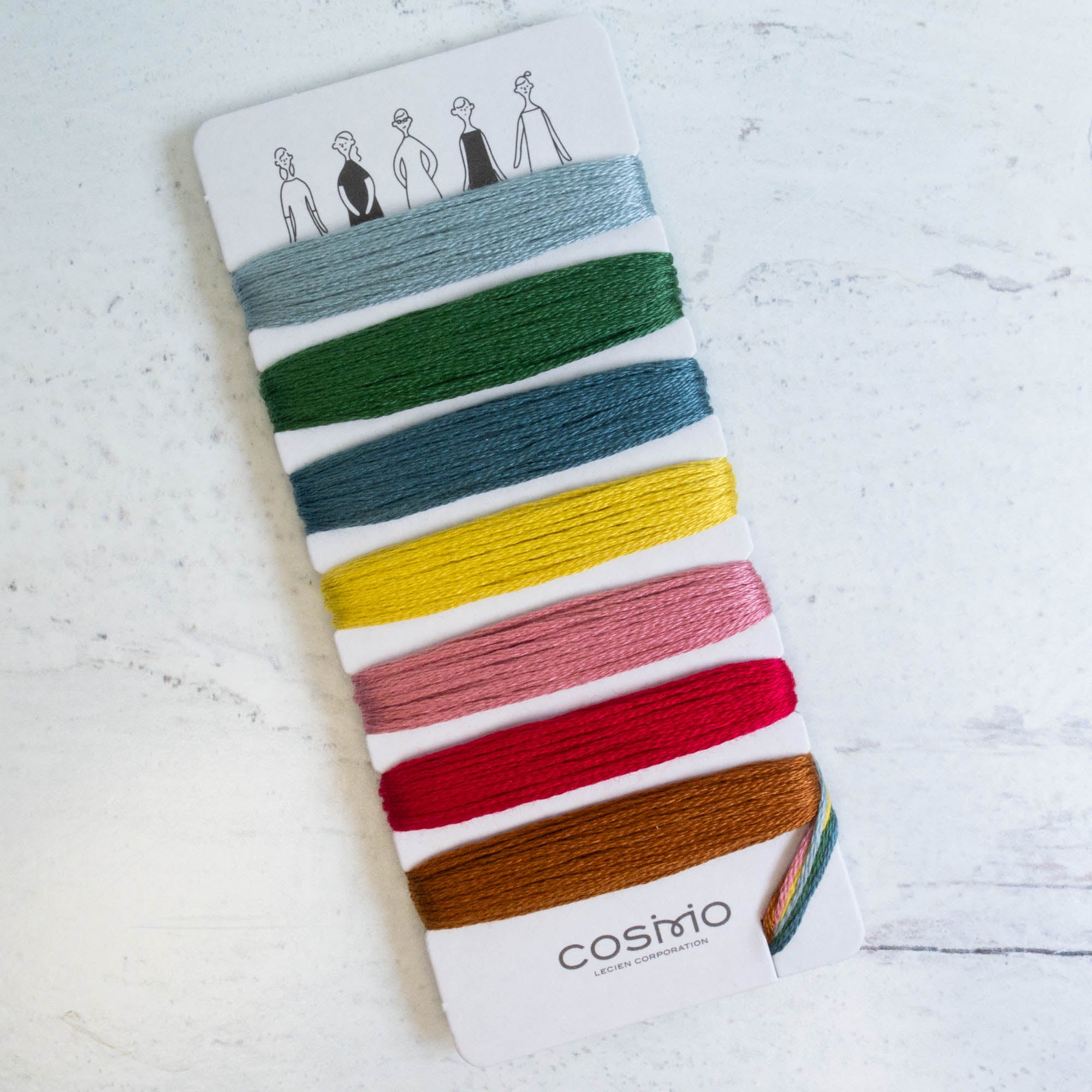 Cosmo Embroidery Floss Sampler Pack - Nordic – Snuggly Monkey