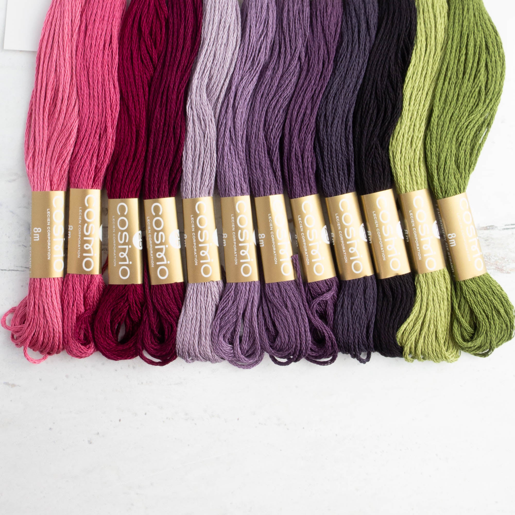 Cosmo Embroidery Floss Set - Blackberry Picking – Snuggly Monkey