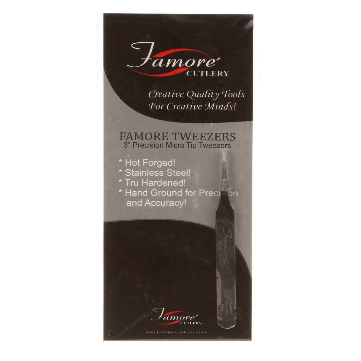 3 inch Precision Micro Tip Tweezers - Snuggly Monkey