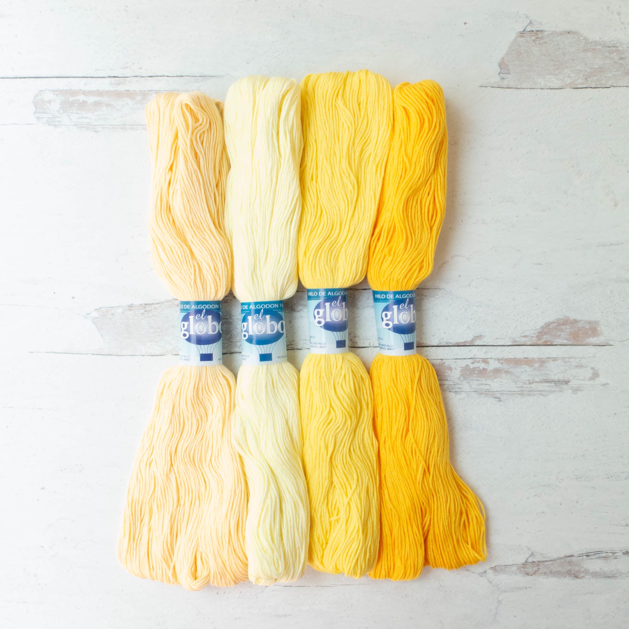 Hilo Vela El Globo Embroidery Thread - Yellows - Snuggly Monkey