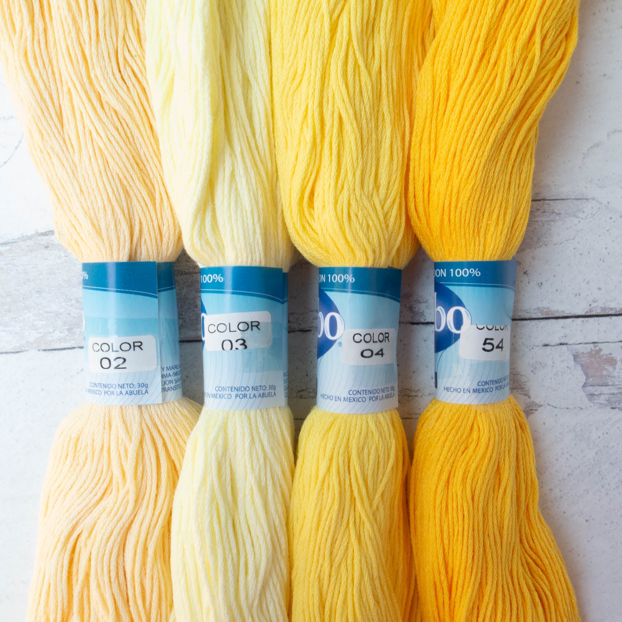 Hilo Vela El Globo Embroidery Thread - Yellows - Snuggly Monkey
