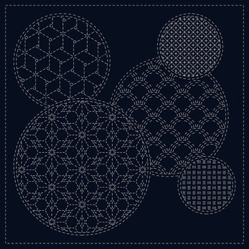 Moyozashi Sashiko Samplers – Snuggly Monkey