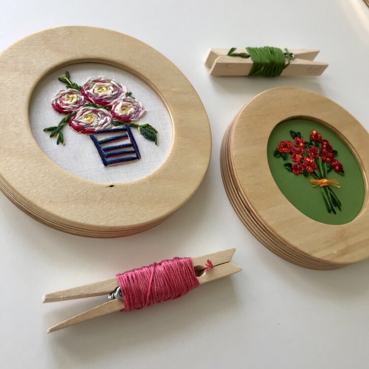 3 Inch Circle Hoop Frame – Snuggly Monkey