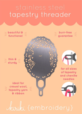 Stainless Steel TAPESTRY Needle Threader – Snuggly Monkey