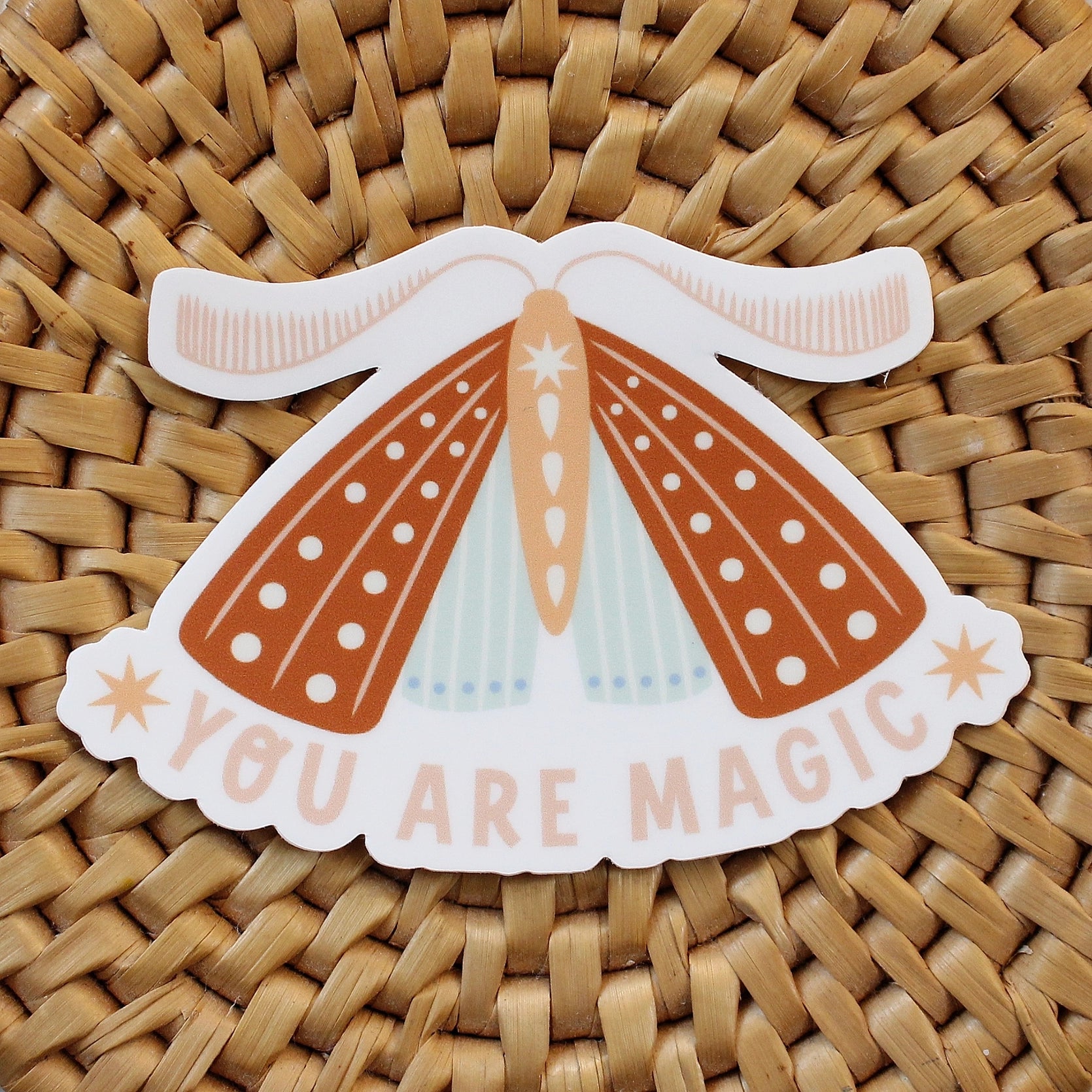 You are Magic Vinyl Sticker – Snuggly Monkey