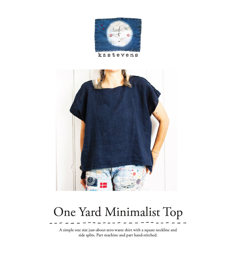 One Yard Minimalist Top Sewing Pattern - Snuggly Monkey