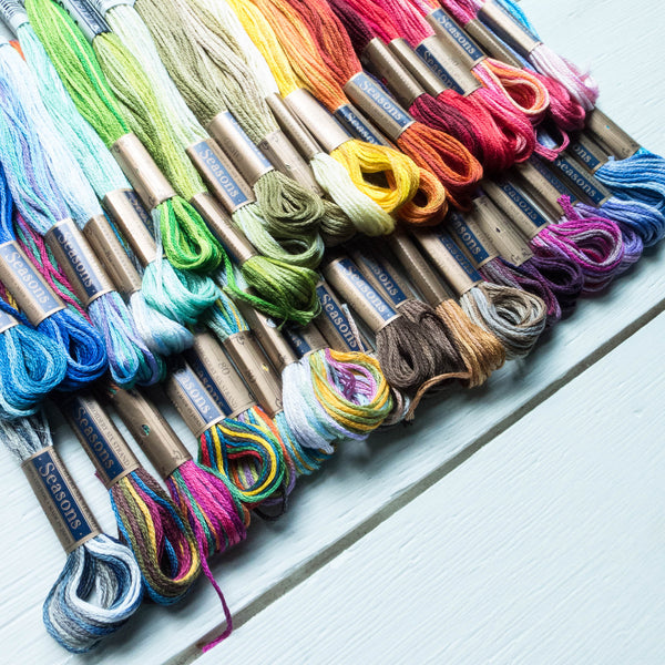 Complete Collection Cosmo Seasons Variegated Embroidery Floss Set - 50 ...