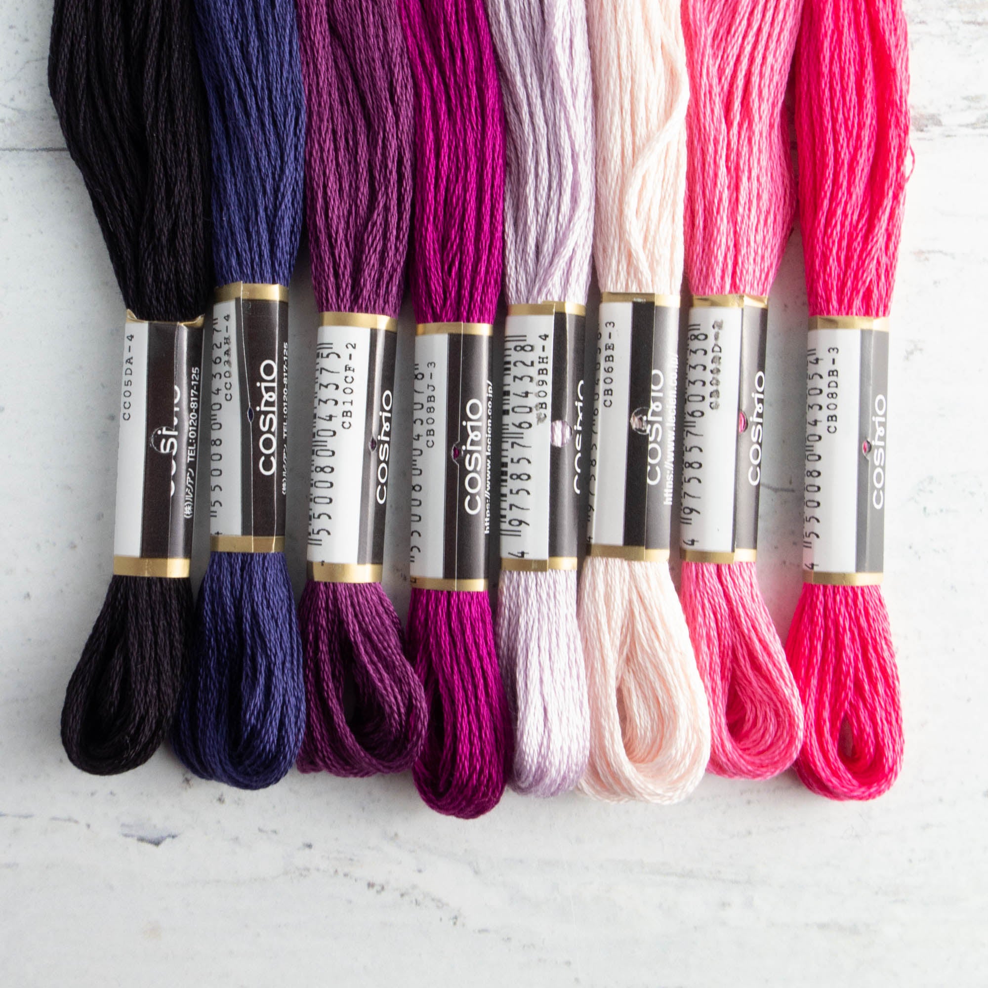Cosmo Embroidery Floss Set :: Midnight Dahlia – Snuggly Monkey