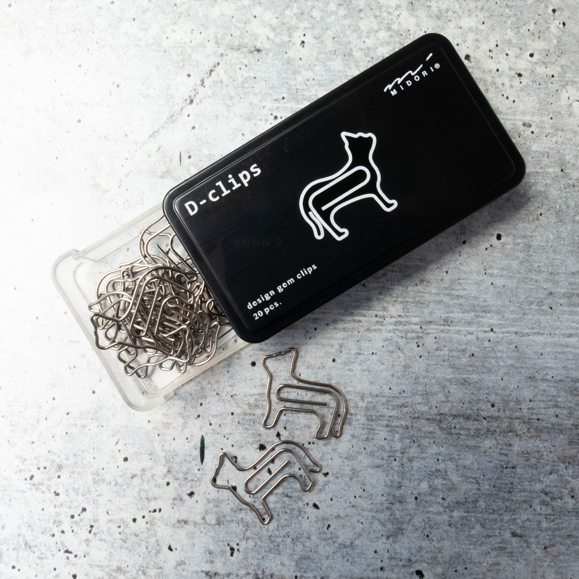 Midori D-Clips - Cat Paper Clips - Snuggly Monkey