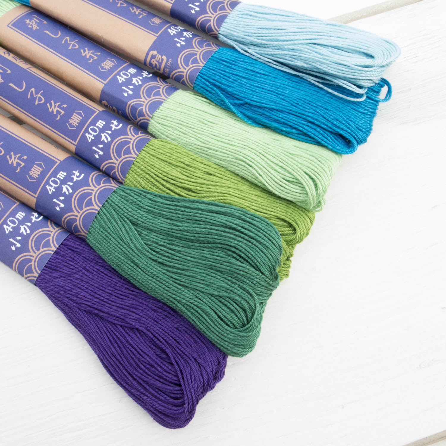 Yokota Sashiko Thread Collection - Tranquility - Snuggly Monkey