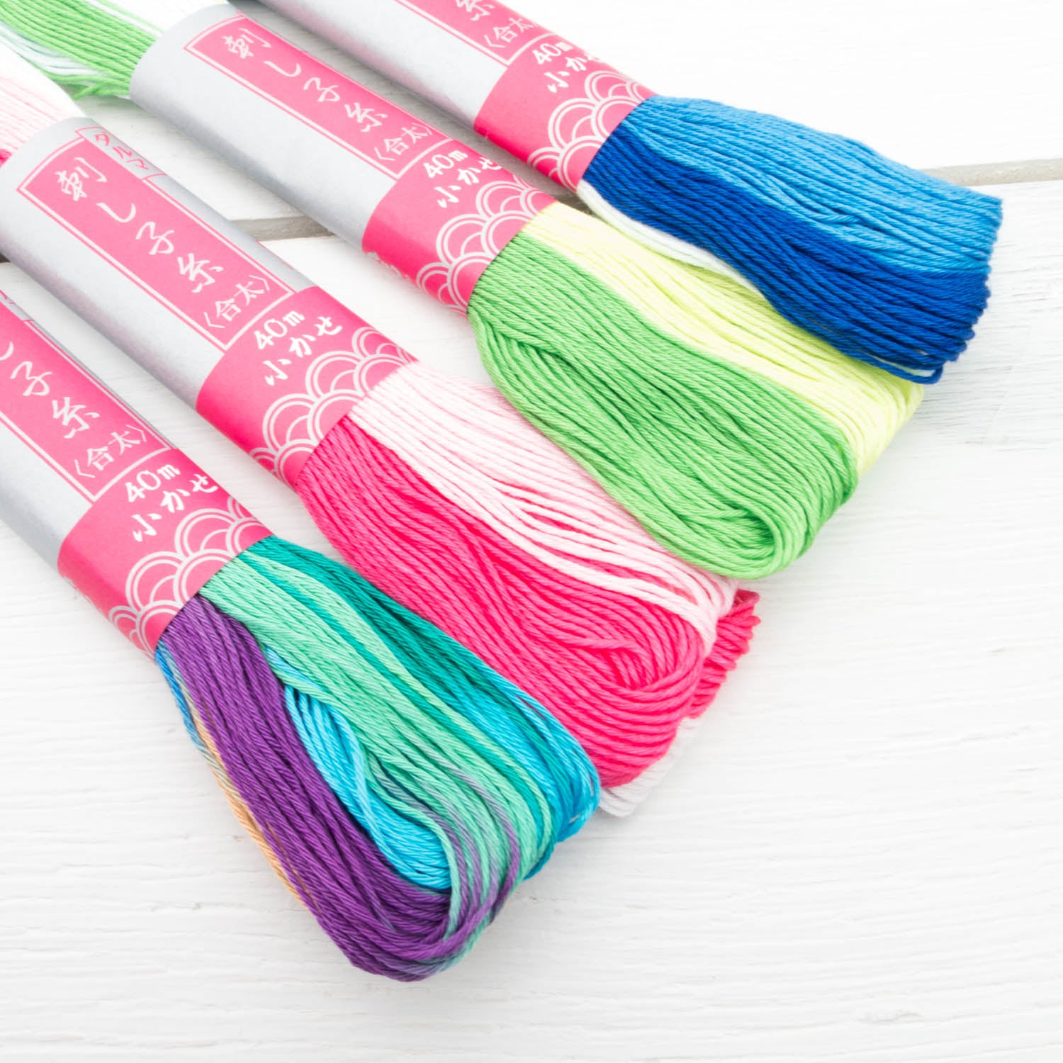 Yokota Sashiko Thread Collection - Variegated - Snuggly Monkey