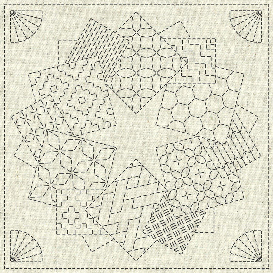 Moyozashi Sashiko Samplers – Snuggly Monkey