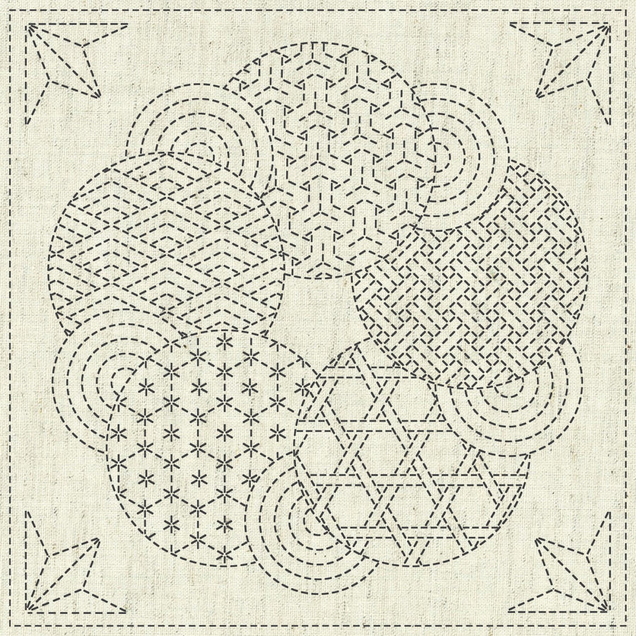Moyozashi Sashiko Samplers – Snuggly Monkey