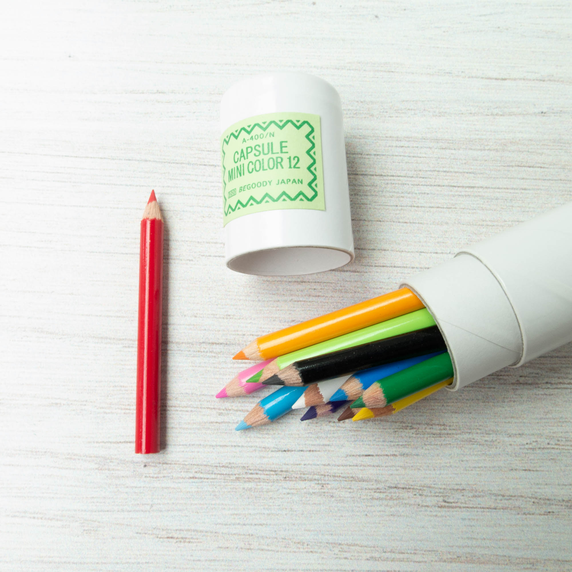 Miniature Colored Pencil Capsule Set - Snuggly Monkey