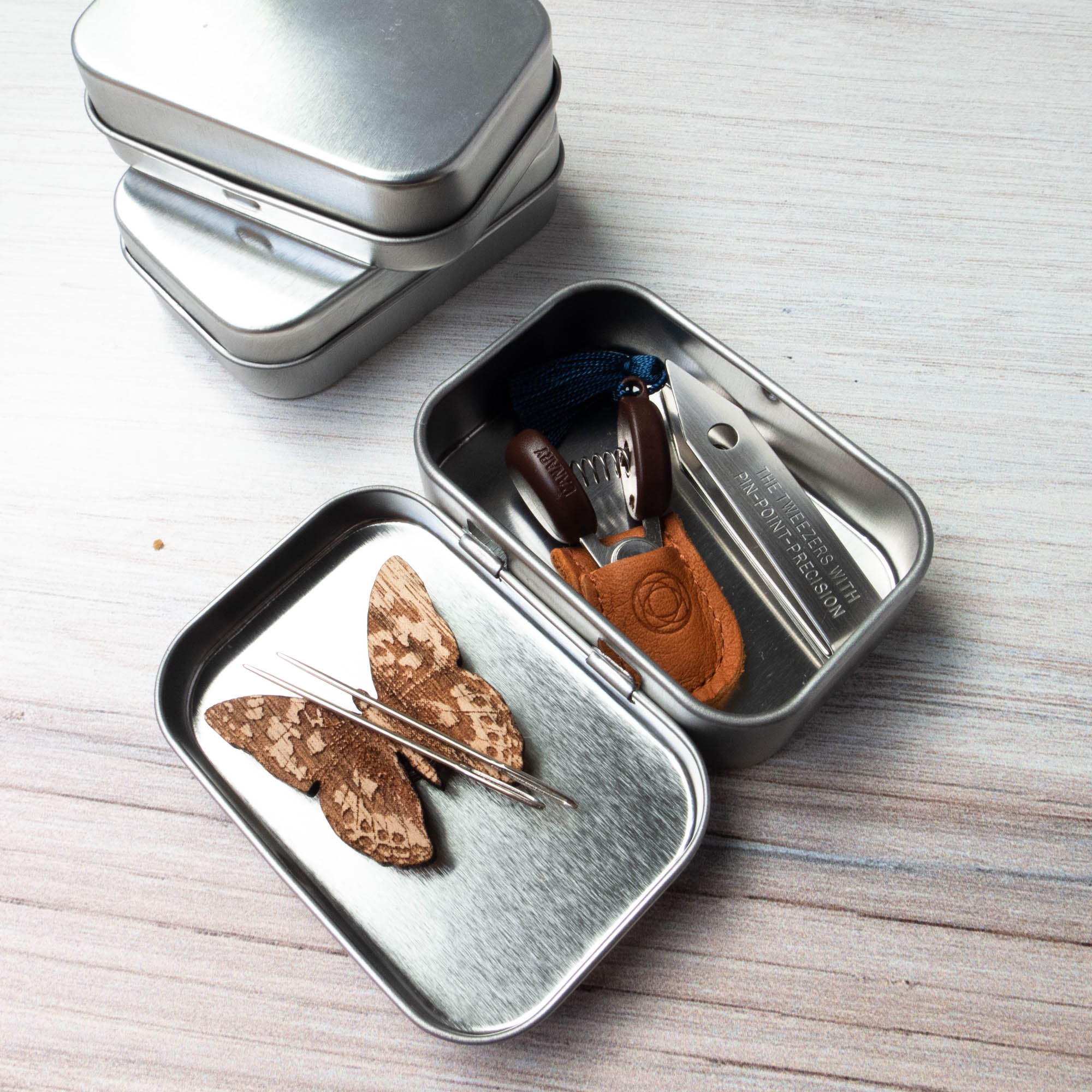 Mini Metal Storage Tins - Snuggly Monkey