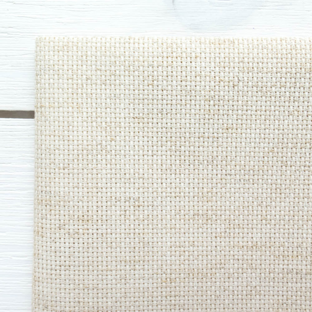 Aida Cross Stitch Fabric - Natural (14 ct) - Snuggly Monkey
