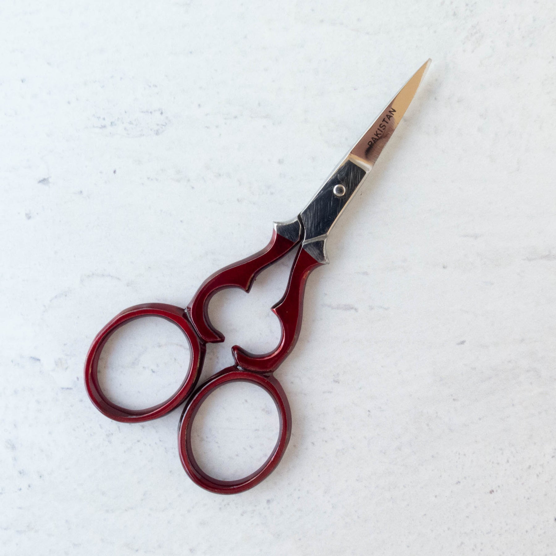 Red Victorian Embroidery Scissors – Snuggly Monkey