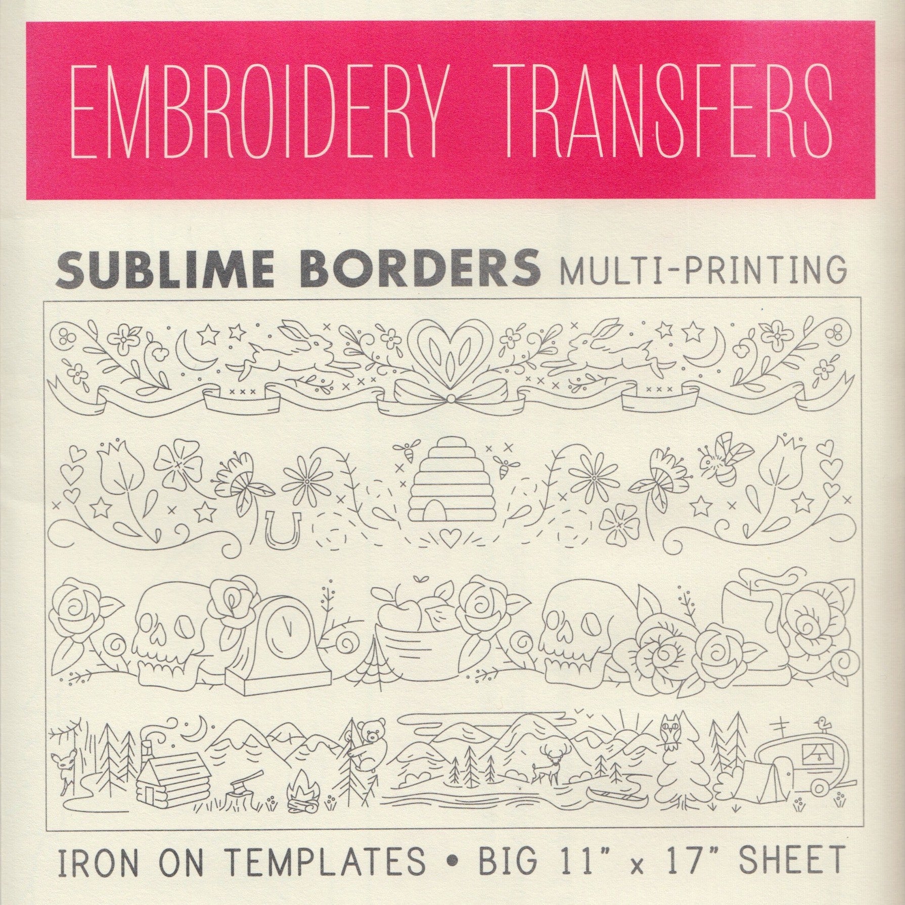 Sublime Stitching Embroidery Patterns - Sublime Borders - Snuggly Monkey