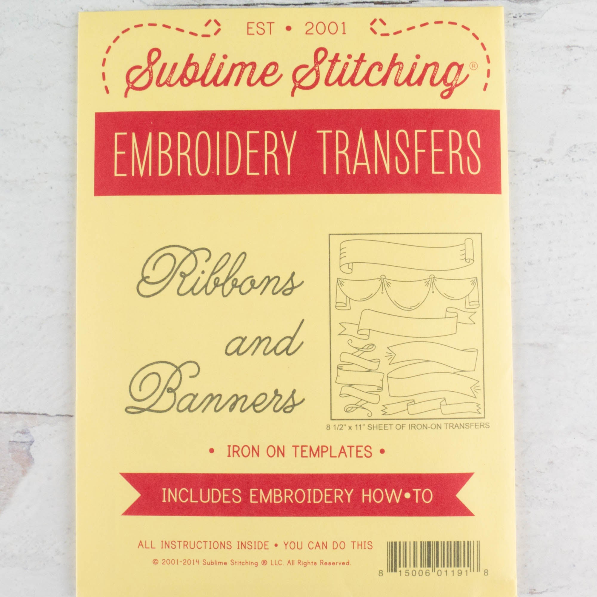 Sublime Stitching Embroidery Pattern - Ribbons & Banners – Snuggly Monkey