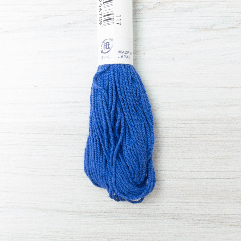 Japanese Sashiko Thread - Ultramarine Blue (#23) - Snuggly Monkey
