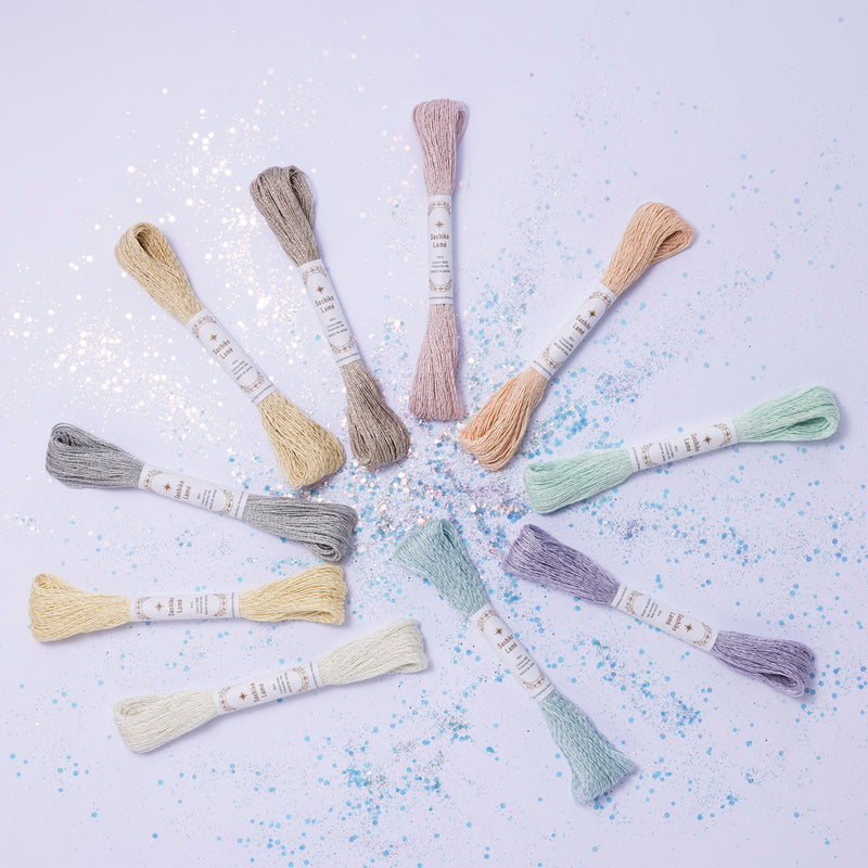 Sashiko Thread Set - The Lamé Collection - Snuggly Monkey