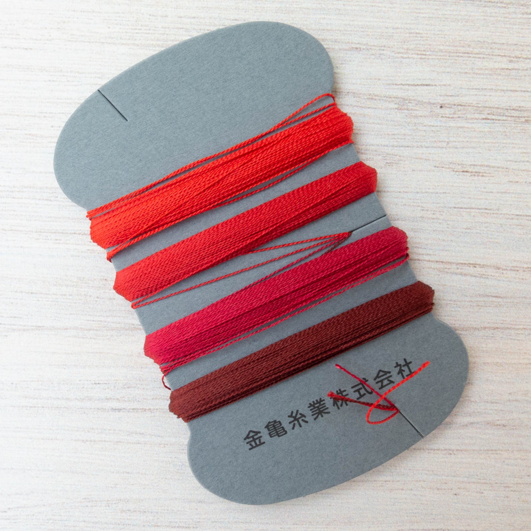 Kinkame Silk Hand Sewing Thread - Cherry #4 – Snuggly Monkey