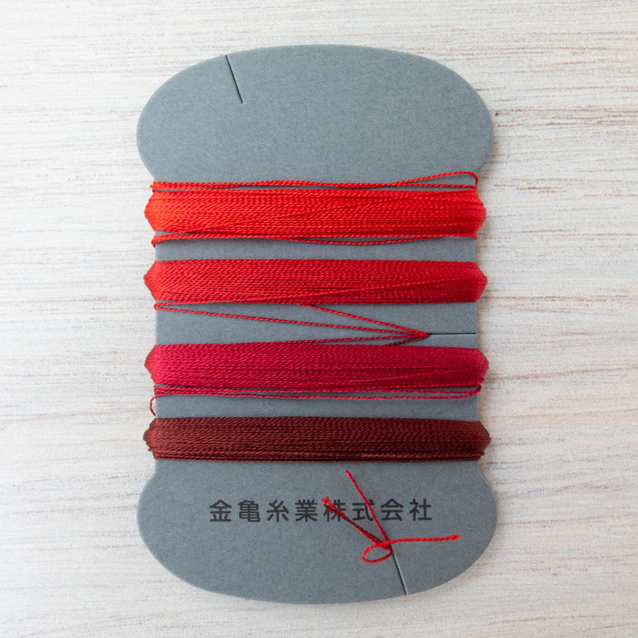 Kinkame Silk Hand Sewing Thread - Cherry #4 – Snuggly Monkey