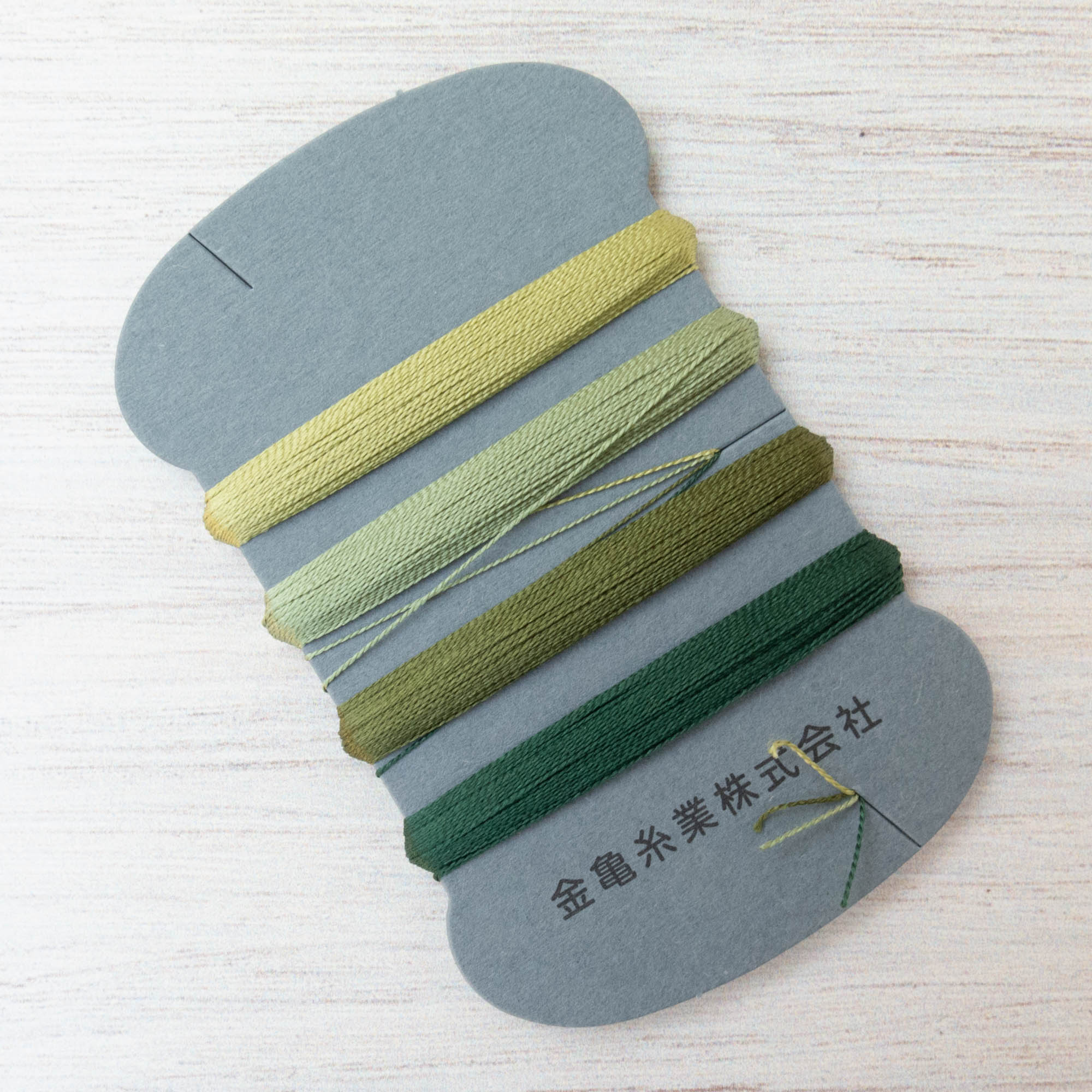 Kinkame Silk Hand Sewing Thread -Sage #8 – Snuggly Monkey