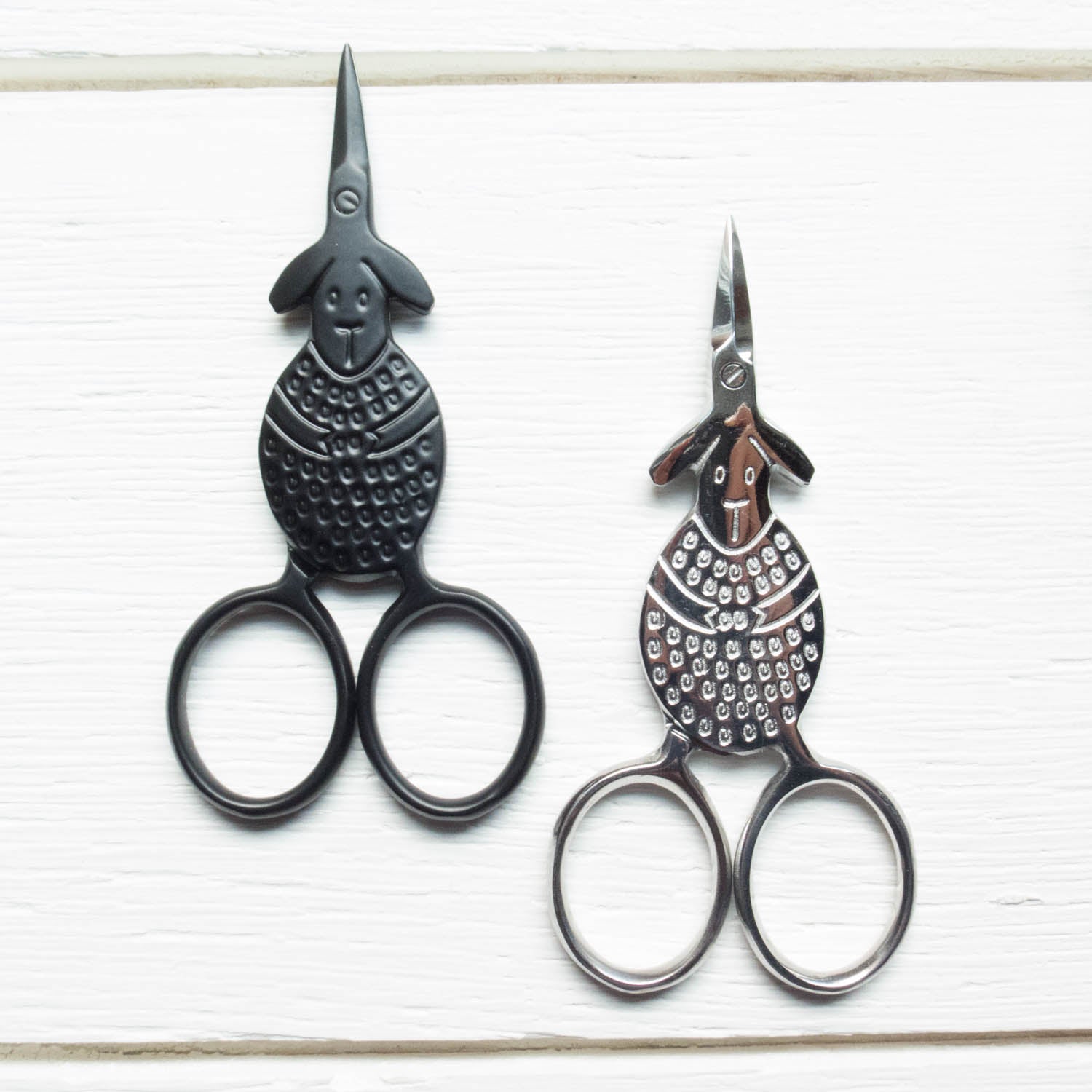 Silver Sheep Embroidery Scissors - Snuggly Monkey