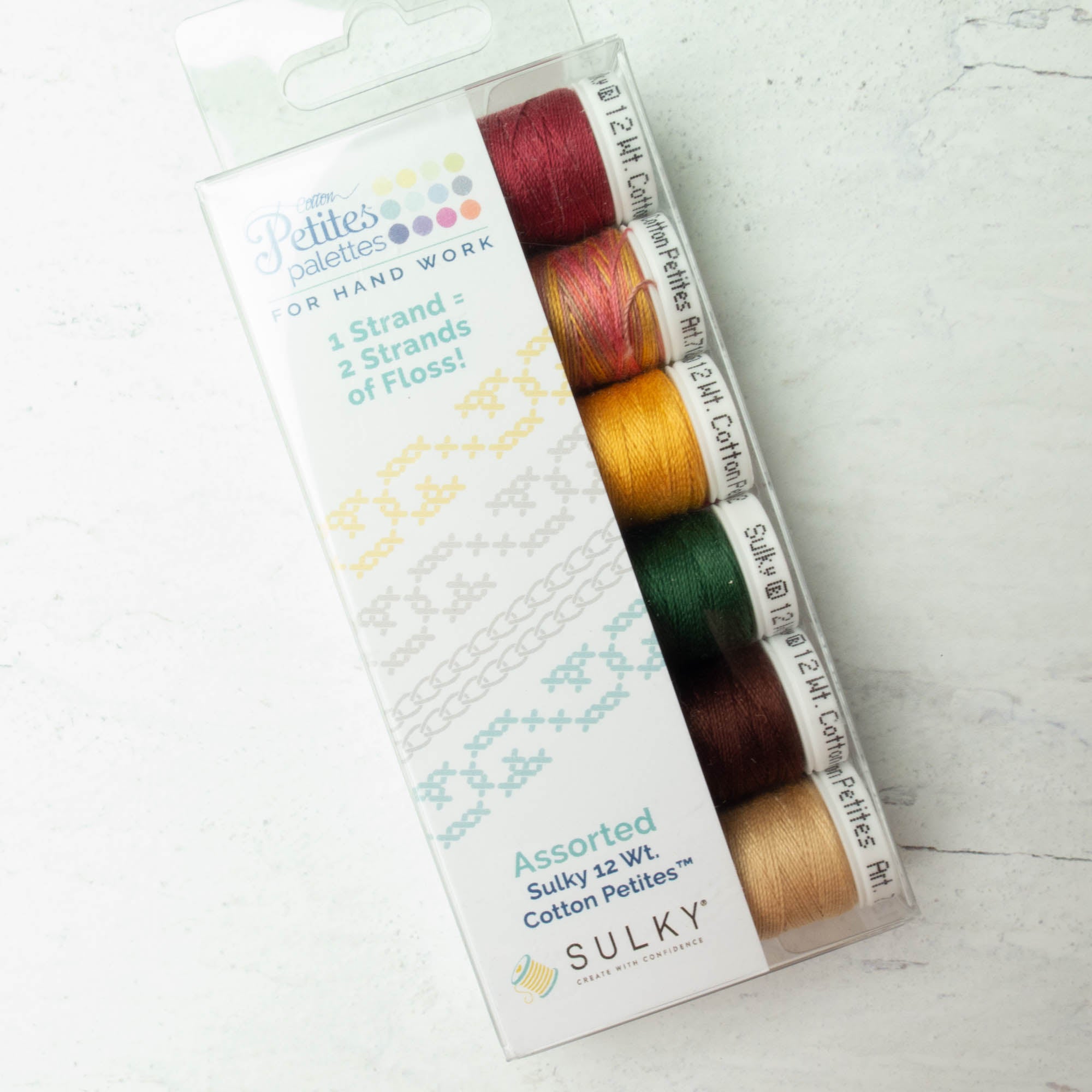 Sulky 12 wt Cotton Petites Thread - Autumn Palette - Snuggly Monkey