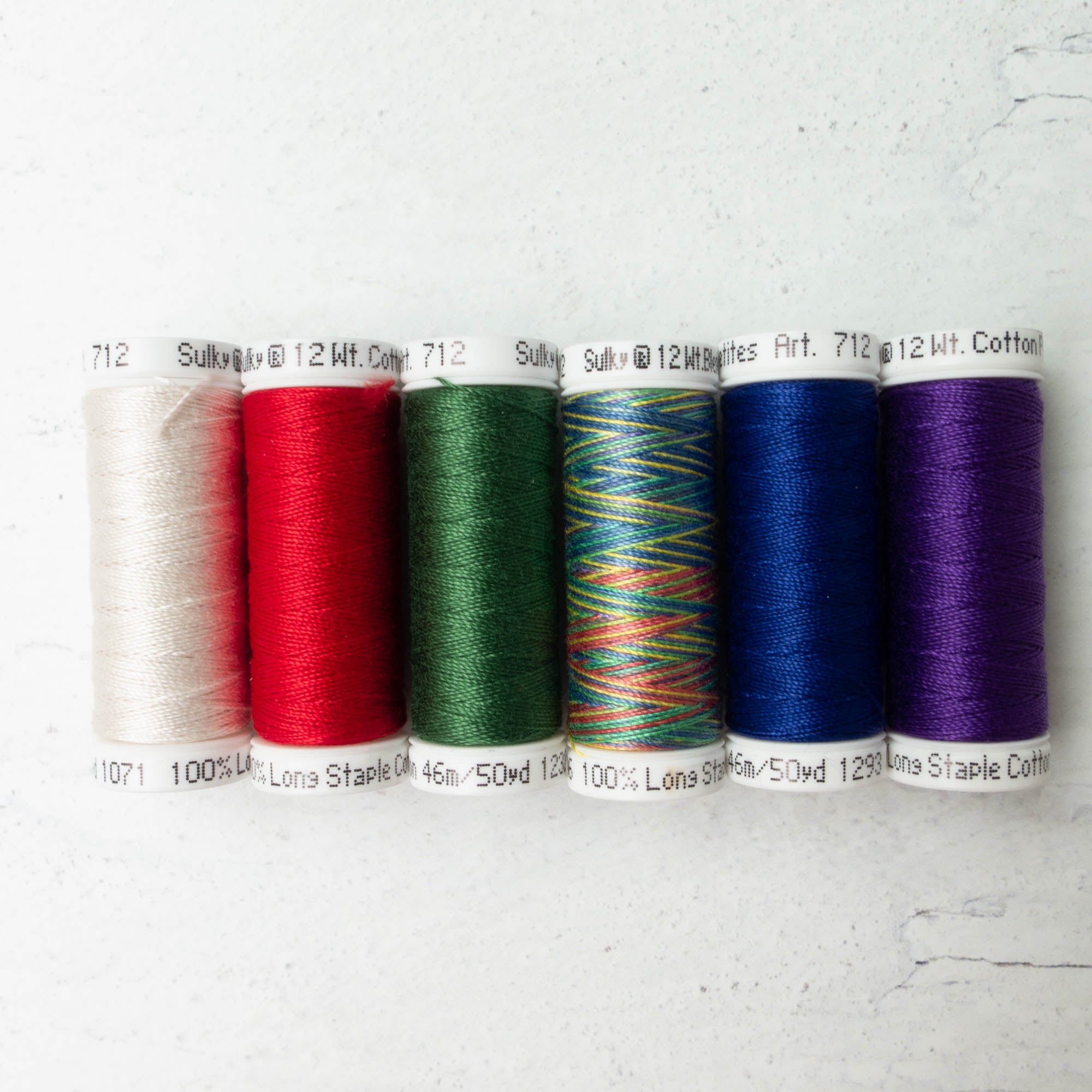12 wt Cotton Petites Thread - Winter Palette – Snuggly Monkey