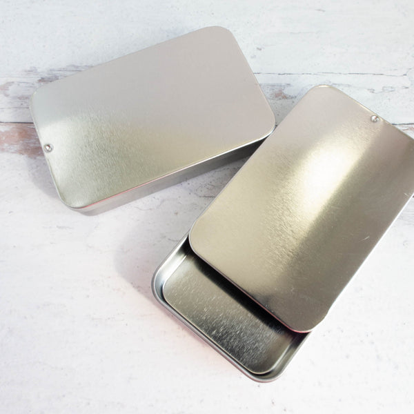 Large Slide Top Metal Tins - Snuggly Monkey