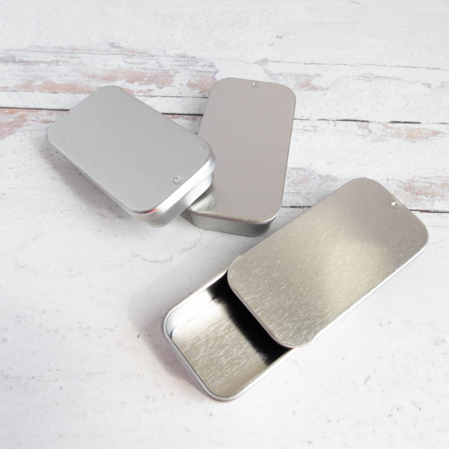 Small Slide Top Metal Tins – Snuggly Monkey