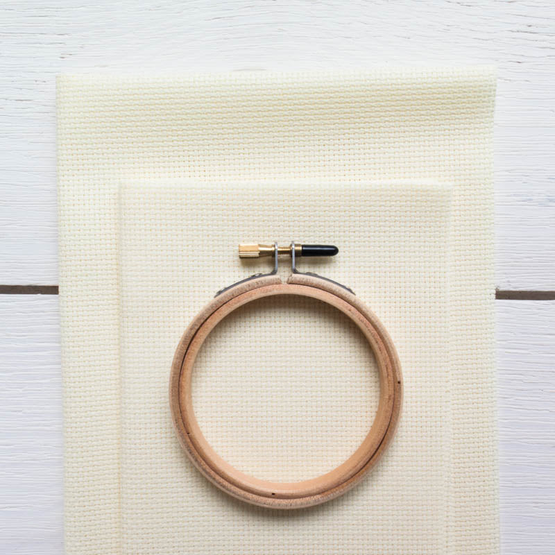 Touch of Yellow Aida Cross Stitch Fabric – Snuggly Monkey