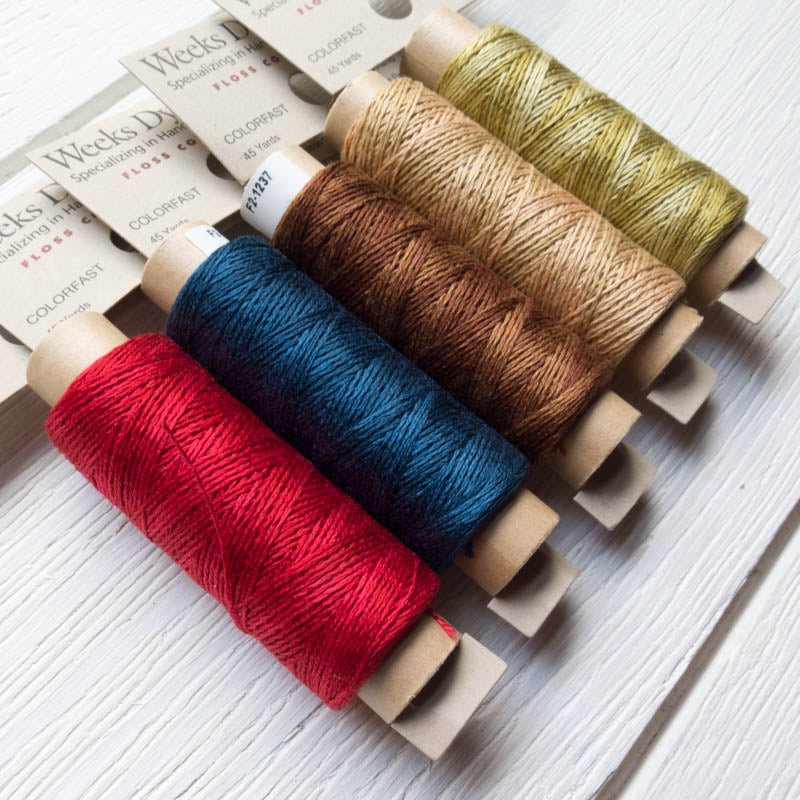 Weeks Dye Works 2 Strand Floss - Warm and Cozy Set – Snuggly Monkey