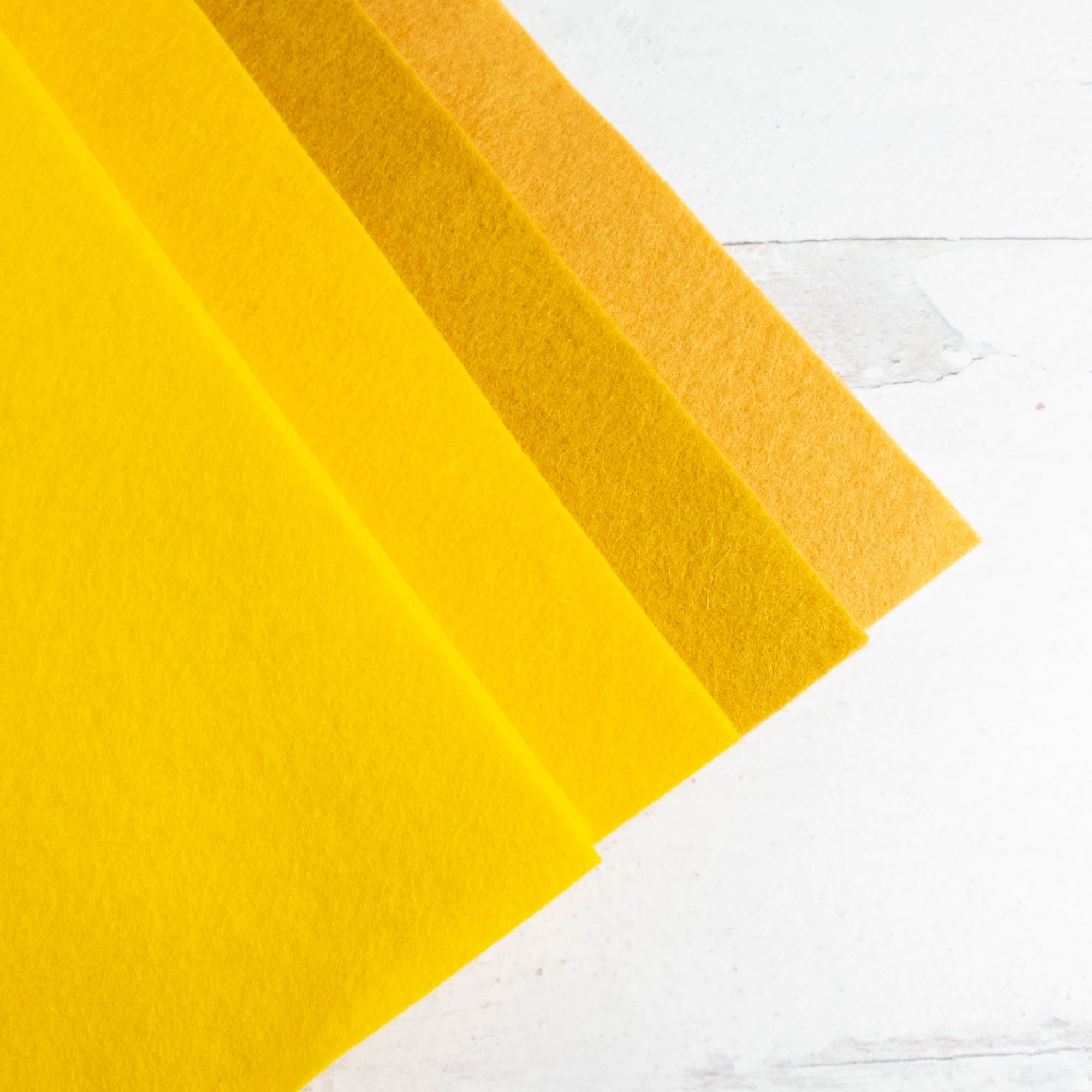 Wool Felt Sheet Collection -Yellows – Snuggly Monkey