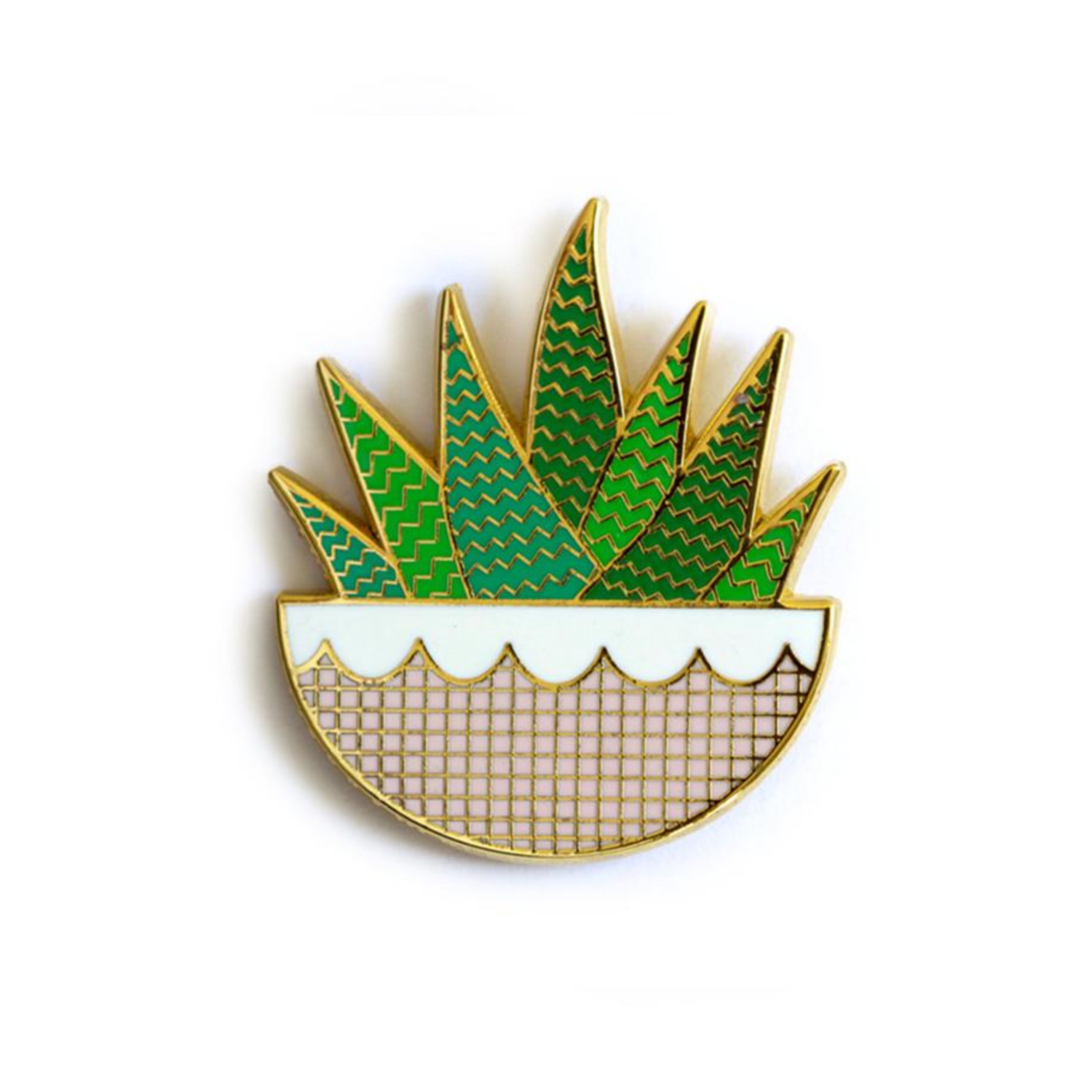 Zebra Plant Enamel Needle Minder – Snuggly Monkey